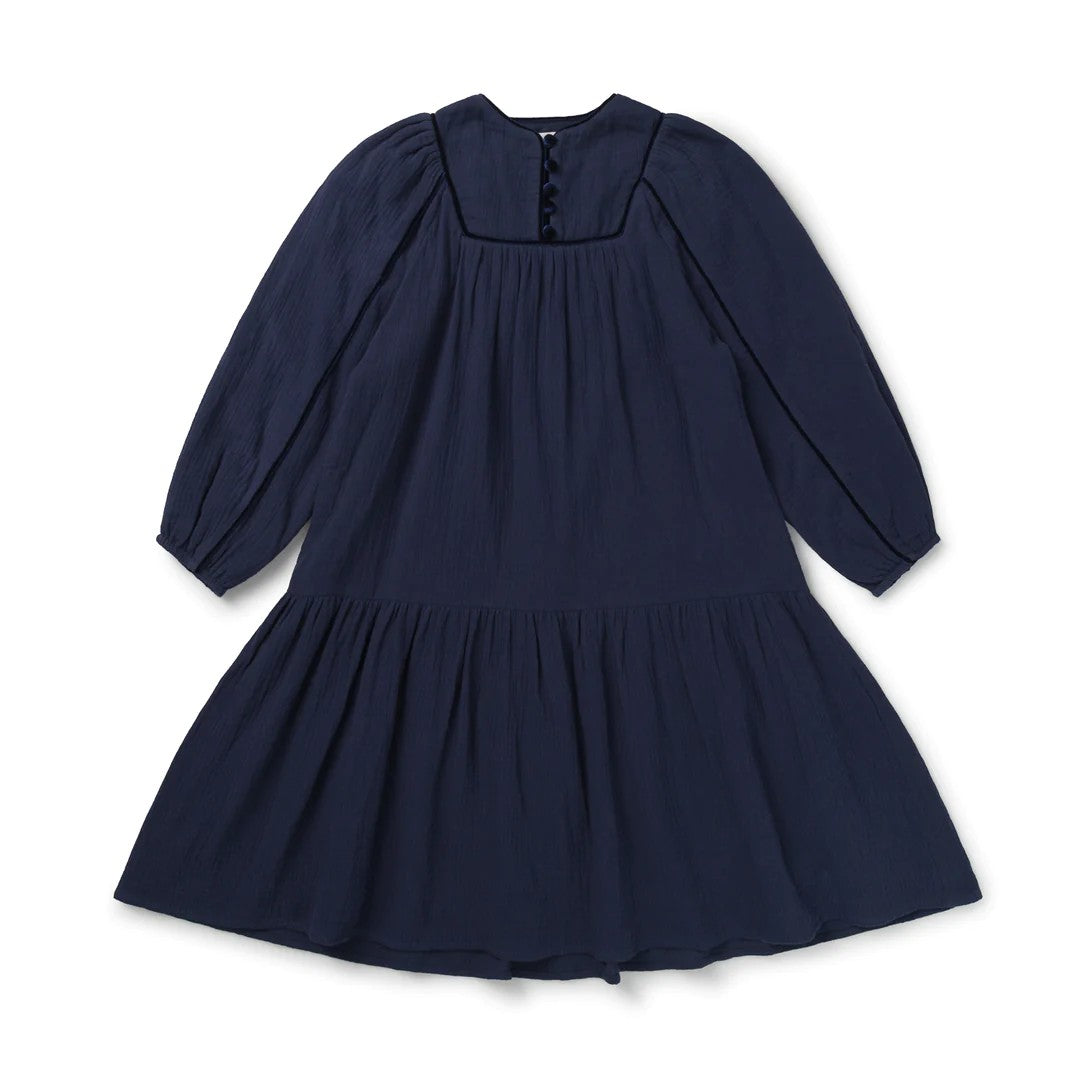 Kai Kelly Velvet Piping Dress – Hats to Hose