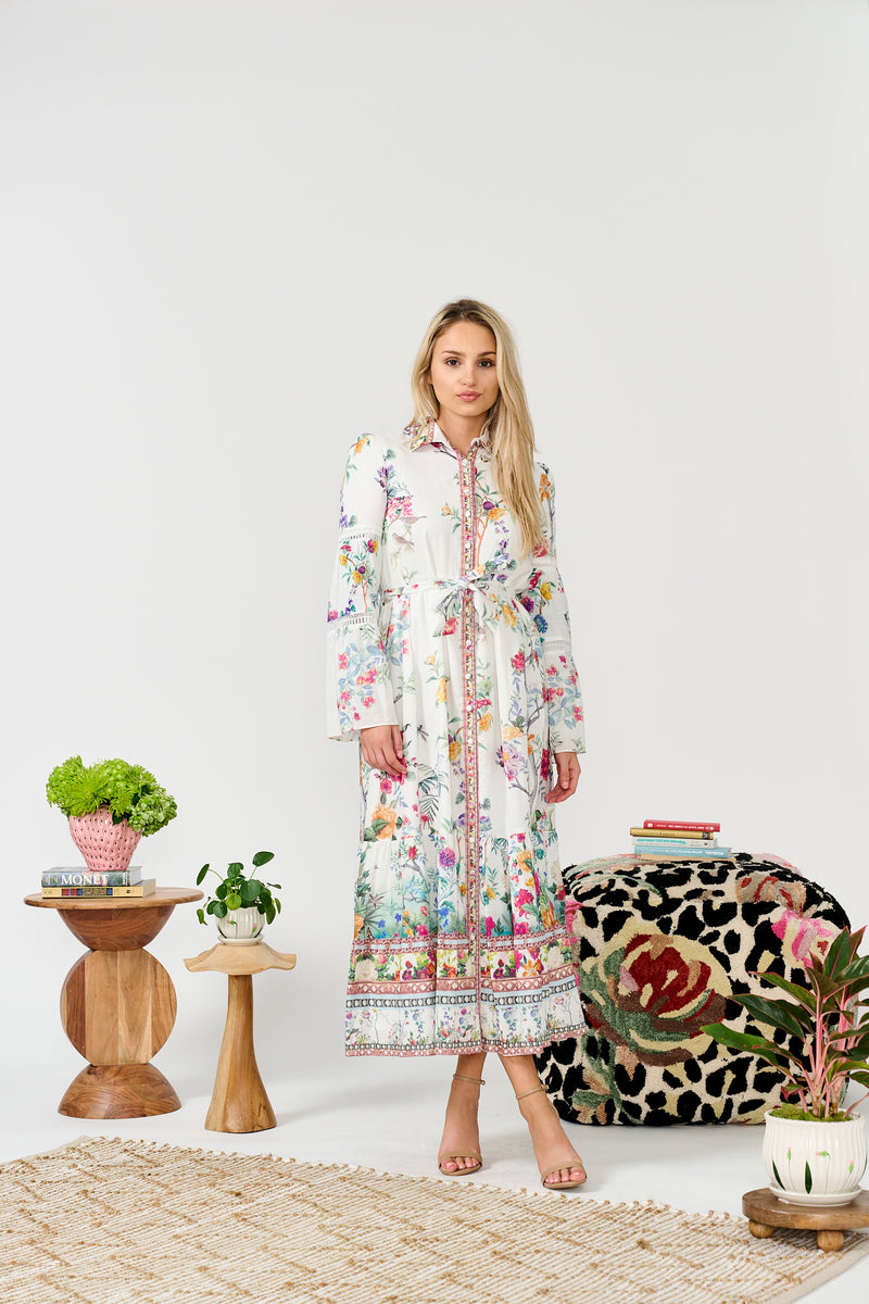 Paper Parachute Floral Print Dress – Hats to Hose