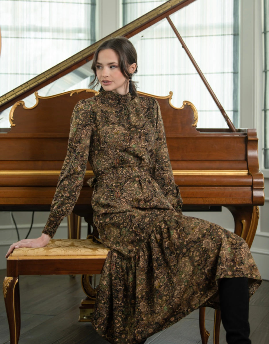 Capsule Floral Belted Dress – Hats to Hose