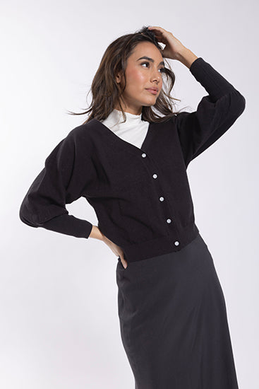 Latitude Deep V Cardigan – Hats to Hose