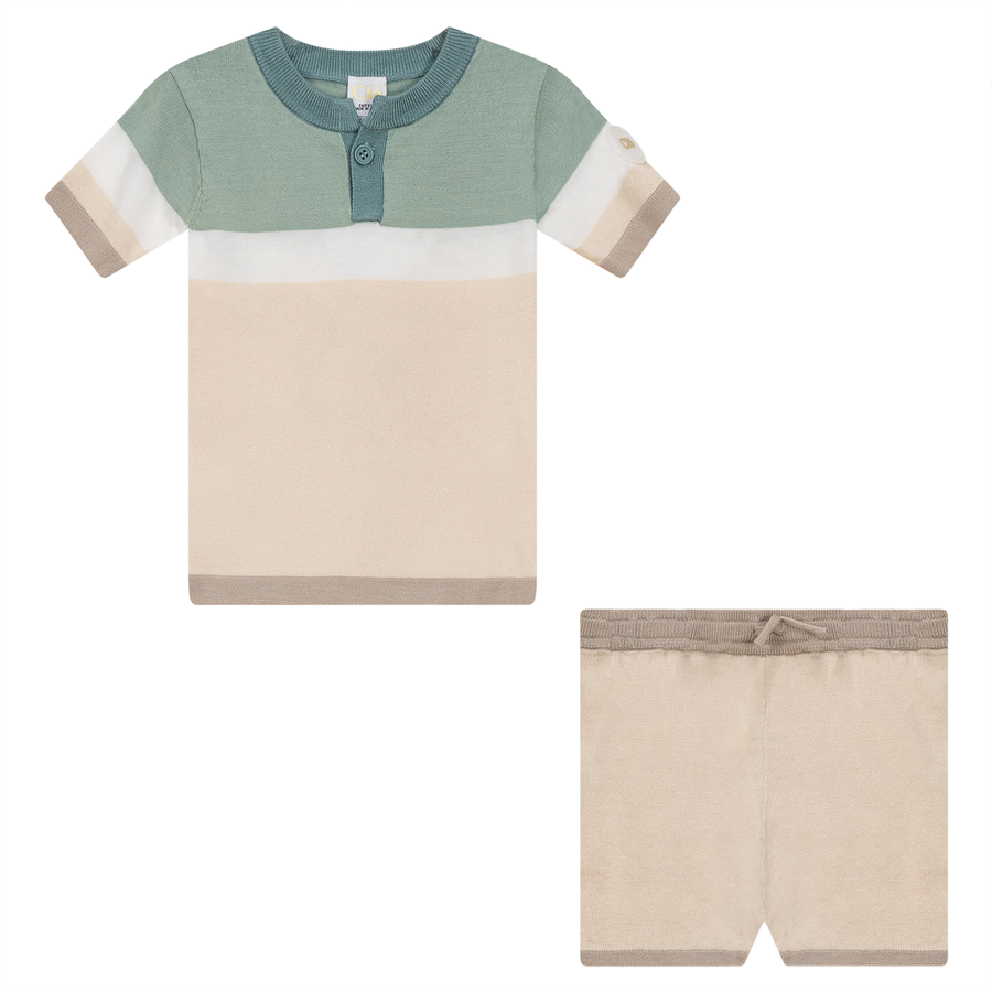 Clo Color Block Knit Baby Set – Hats to Hose