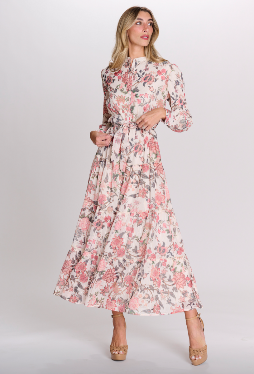 Paper Parachute Floral Layered Dress – Hats to Hose