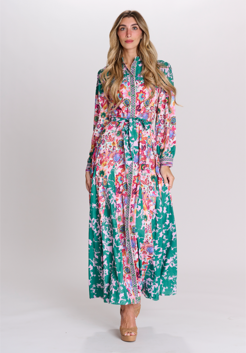 Paper Parachute Multi Floral Dress – Hats to Hose