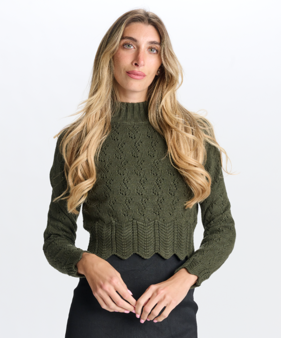 OOTD Cropped Sweater – Hats to Hose
