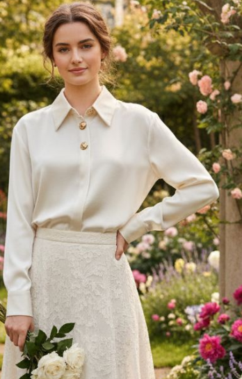 Maple Cliff Silk Blouse – Hats to Hose