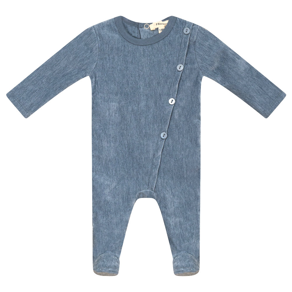 Fragile Diagonal Button Footie – Hats to Hose