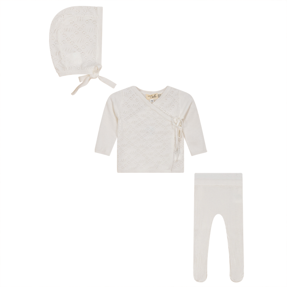 Bebe Bella Knit Wrap Baby Set – Hats to Hose