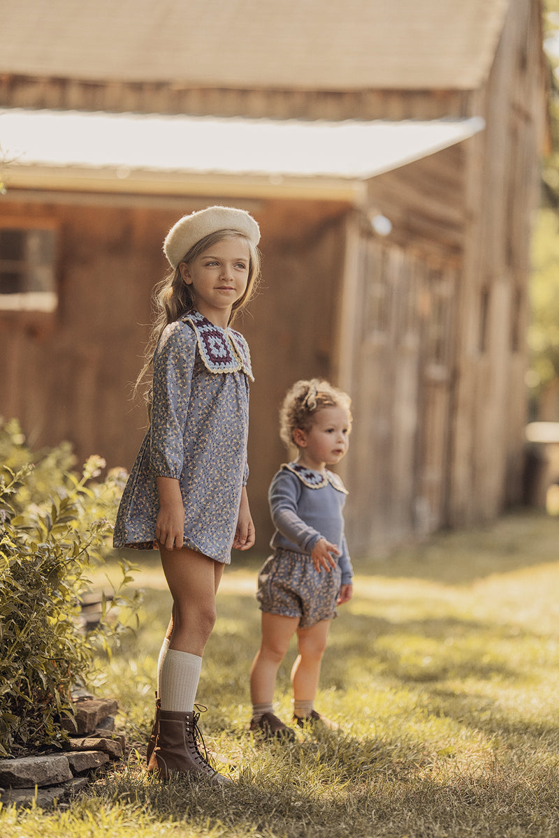 Clo Crochet Knit Collar Dress – Hats to Hose