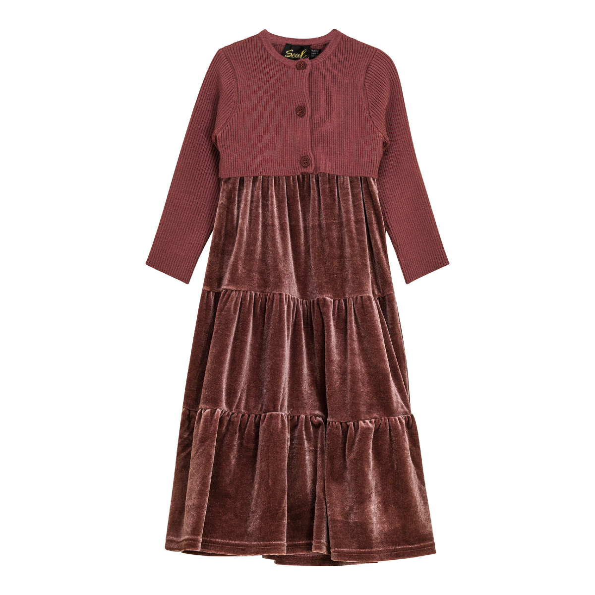 Seal Tiered Robe w Cardigan – Hats to Hose