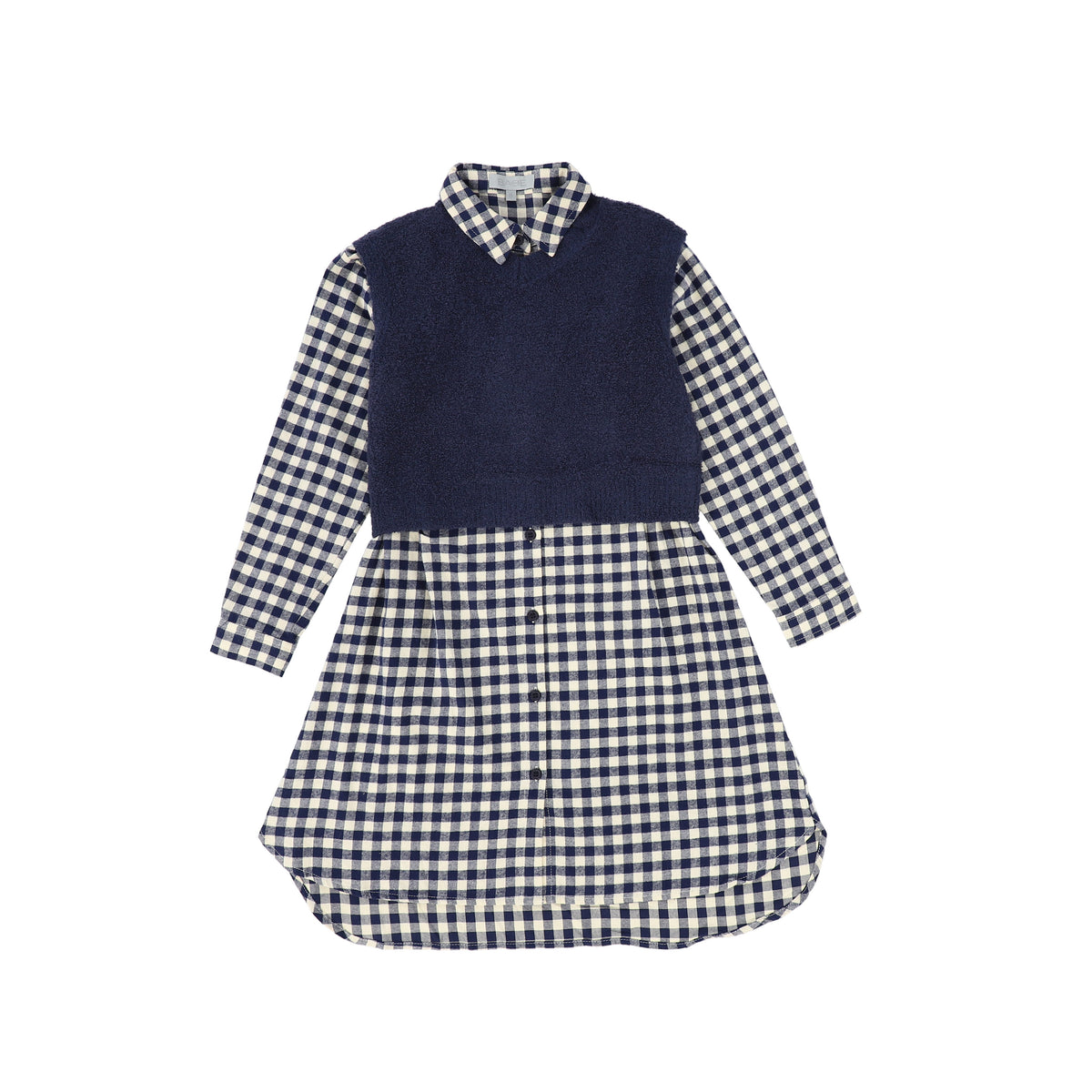 Bace Collection Flannel Gingham Overlay Shirt Dress – Hats to Hose