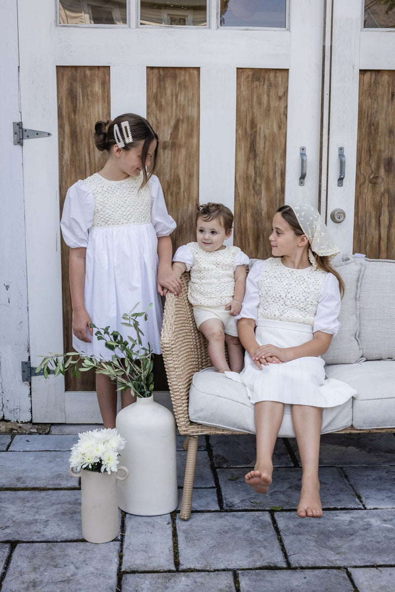 Teela Crochet Girls Top – Hats to Hose