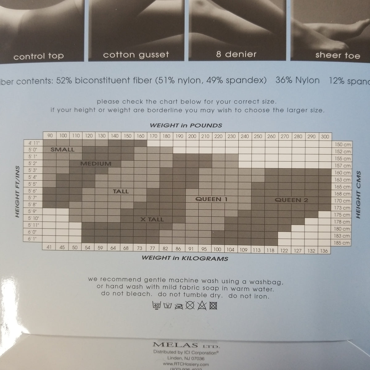 Melas Bare Control 8 Den AS-614 – Hats to Hose