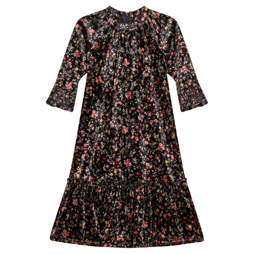 Seal Floral Ruffle Robe – Hats to Hose