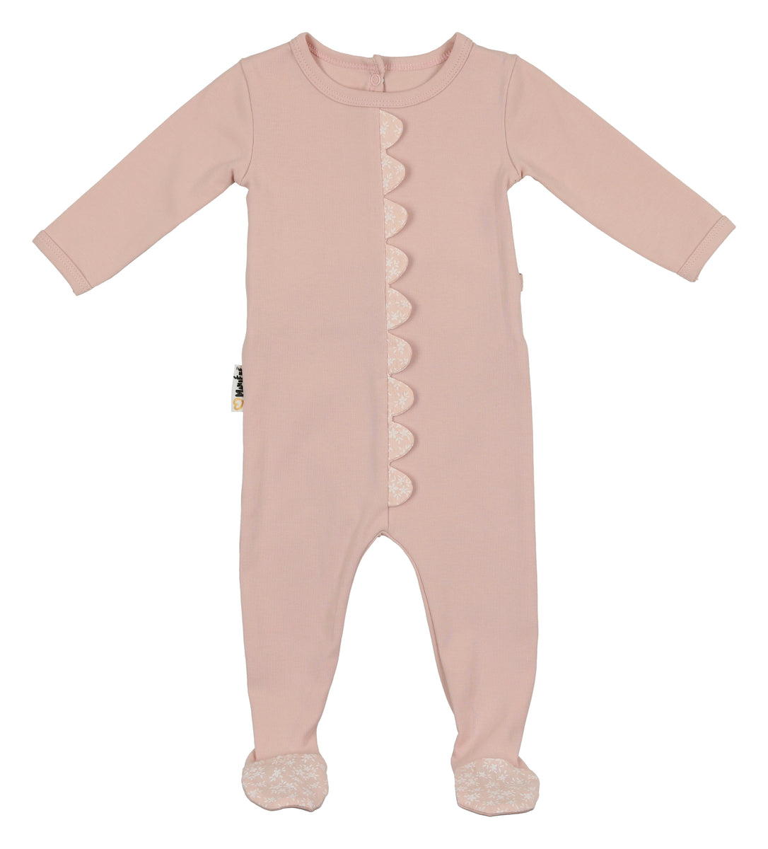 Maniere Floral Scalloped Footie – Hats to Hose