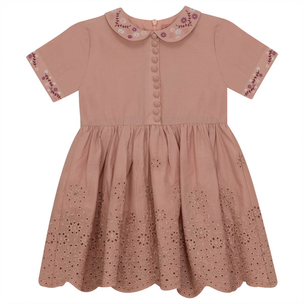 Clo Embroidery Detail Dress – Hats to Hose