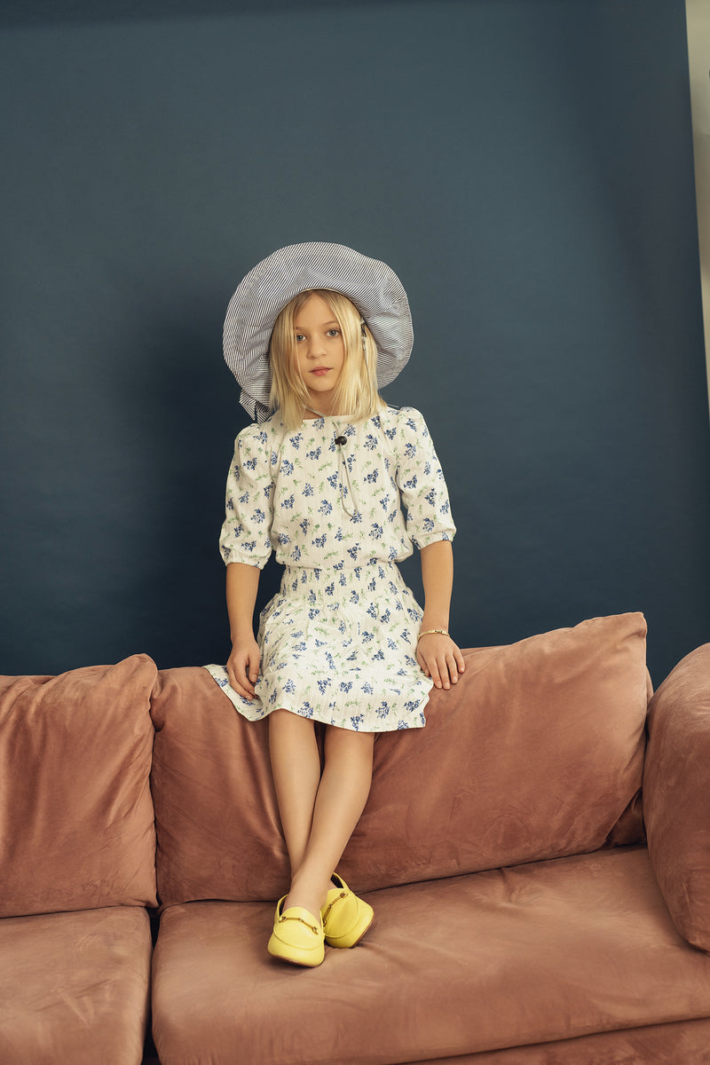 Clo Smocked Floral Dress – Hats to Hose