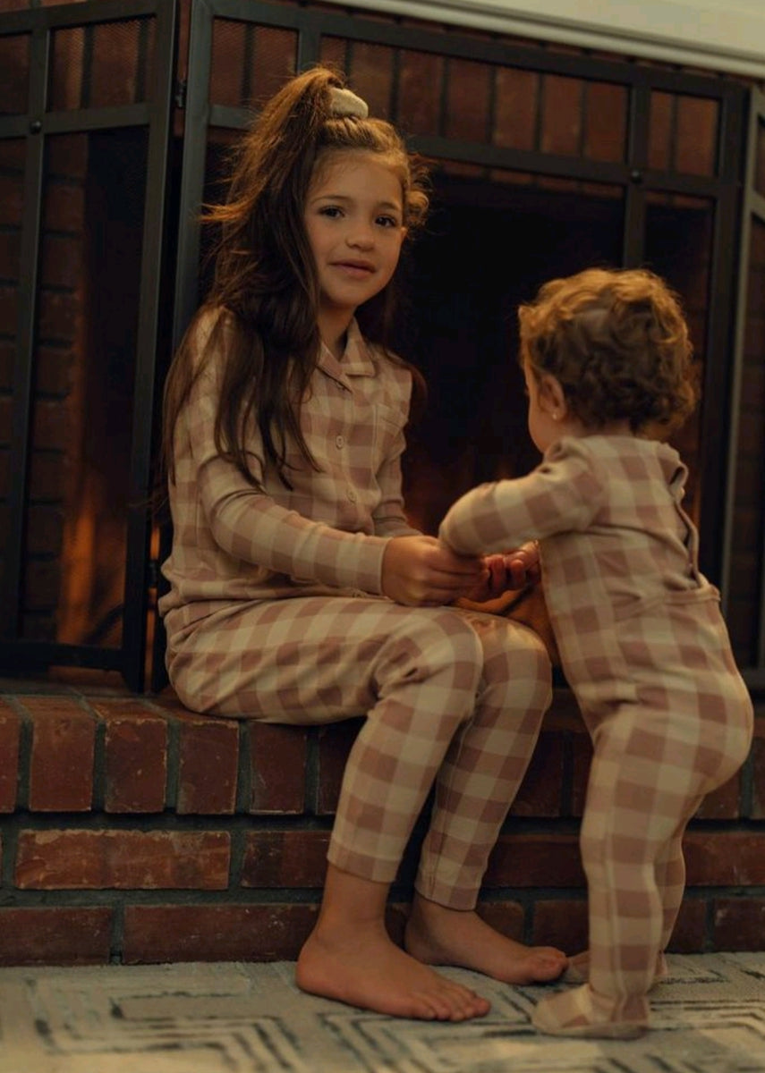 Whipped Cocoa Plaid Grandpa Pajamas – Hats to Hose