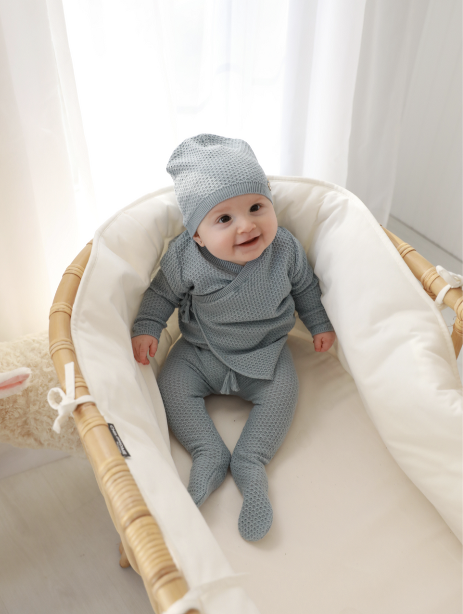 Fragile Wrap Knit Boy Set – Hats to Hose